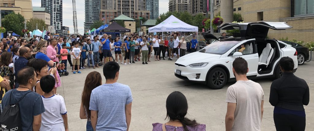 Tesla Model X show | Electric Vehicle Society